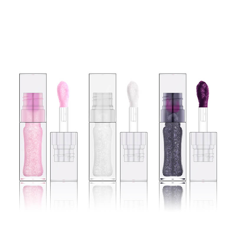 3 color lip oil glitter color change moisturizing lip essence oil ...